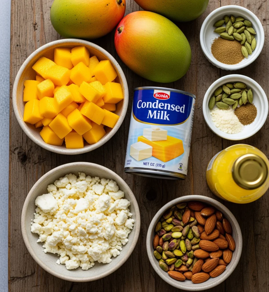 Mango Kalakand Recipe - All Recipesss
