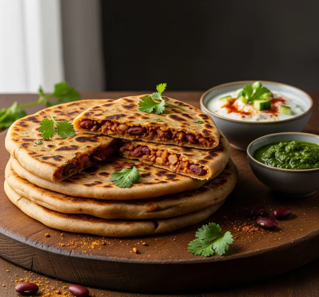 Rajma Paratha Recipe - All Recipesss